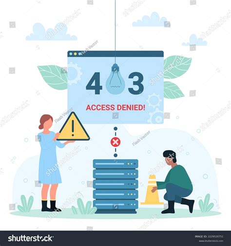 403 Error Access Denied Vector Illustration Stock Vector Royalty Free 2229520751 Shutterstock