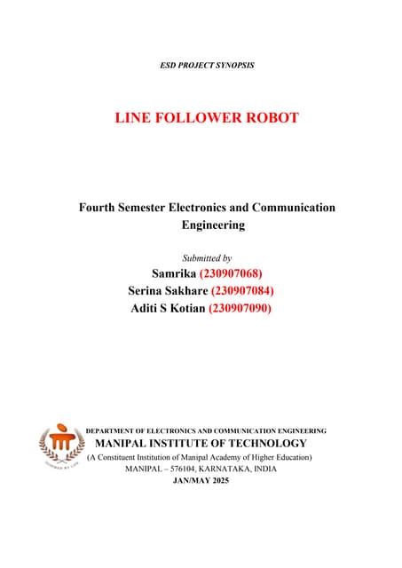 Line Follower Robot Pptx
