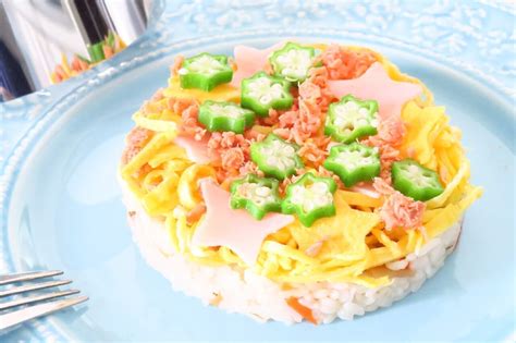 Easy With 100 Selcle ♪ Sushi Cake Recipe Birthday Celebration
