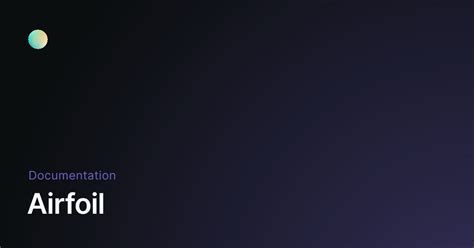 Airfoil Generative Engineering Documentation