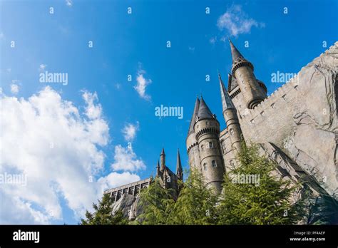 Osaka Japan Nov 24 2017 Hogwarts Castle In The Wizarding World Of