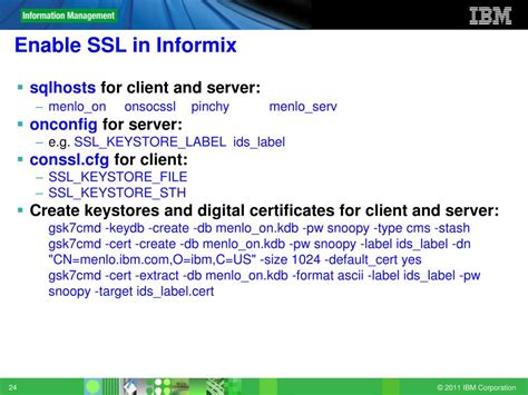 PPT IBM Informix Database Security PowerPoint Presentation Free Download ID