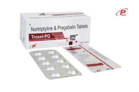 Pregabalin Nortriptyline Tablets Strength 100 Mg 10 Mg At ₹ 1500 Box In Panchkula