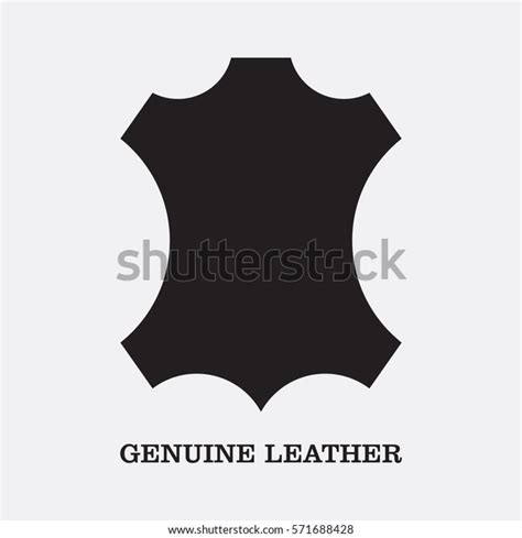 Leather Icon Stock Vector Royalty Free 571688428