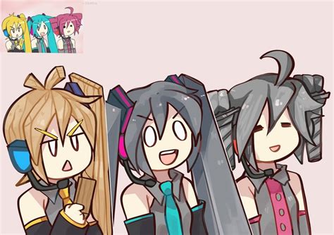 Hatsune Miku Kasane Teto And Akita Neru Vocaloid And More Drawn By Samuperior Danbooru