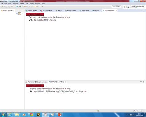 cannot connect the proxy could not connect to the destination in time