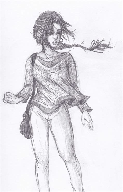 Windy Day Sketch 02 By Truelovestorymb On Deviantart