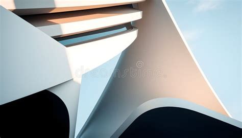 Abstract Architectural Design Layers Of Light And Shadow Stock Illustration Illustration Of