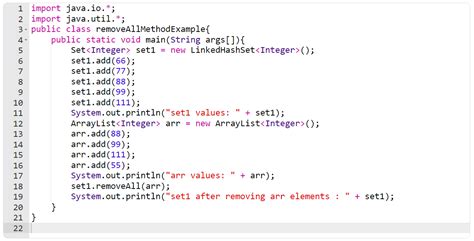 Set In Java The Methods And Operations You Can Perform