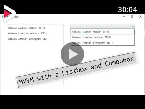 Basic Mvvm With Combobox In Wpf Dideo