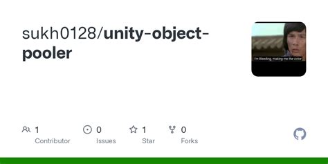github sukh0128 unity object pooler