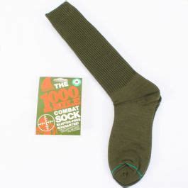 1000 Mile Combat Socks Green Small Only