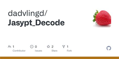 GitHub Dadvlingd Jasypt Decode
