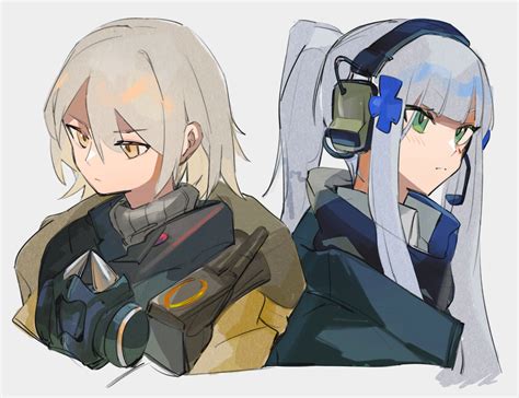 Hk416 Vector Agent 416 And Agent Vector Girls Frontline And 1 More Drawn By Chesed Uporyz
