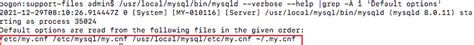 linux安装mysql默认配置文件位置 mysqld cnf文件在哪 csdn博客