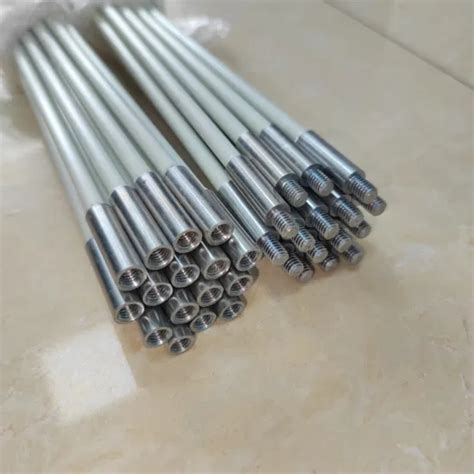 Frp Rod Threaded Type Fibreglass Rod 20mm With Screw Fiberglass Pole