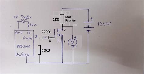 Not Able To Generate Different Voltages From Arduino Pwm And Mosfet