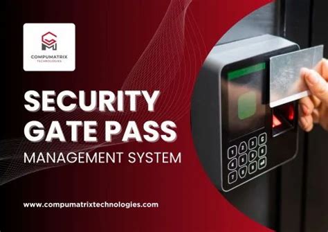 Security Gate Pass Management System At ₹ 35000piece Visitor