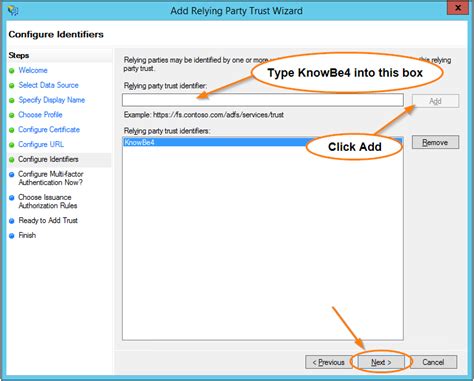 Enable Saml Single Sign On Sso For Active Directory Federation Services Ad Fs Knowledge Base