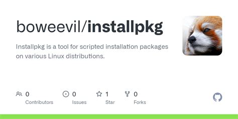 github boweevil installpkg installpkg is a tool for scripted installation packages on various