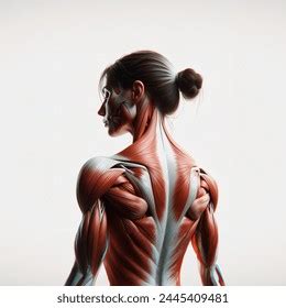 Womans Muscles System Seen Back Woman Ai Generated Image 2444583611