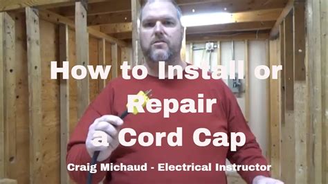 Installing A Cord Cap YouTube