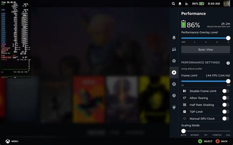 Legion Go Gamemode Can T Change Refresh Rate Bazzite Universal Blue