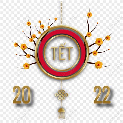 Vietnamese New Year Tet Yellow Apricot Flower Decorationtraditionred