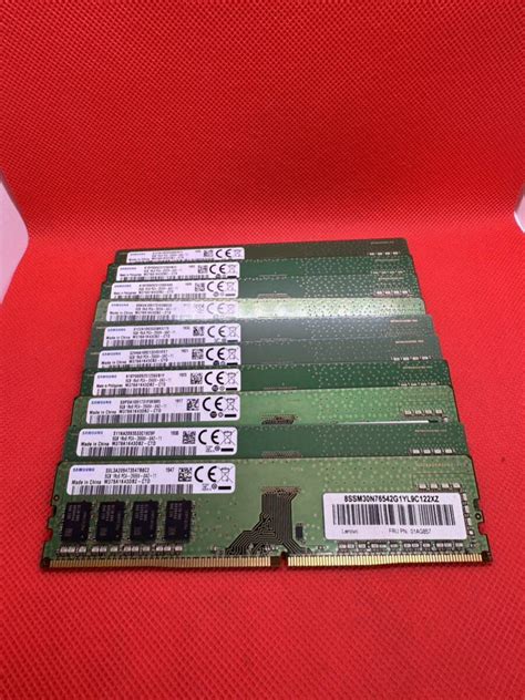 【やや傷や汚れあり】samsung 8gb 1rx8 Pc4 2666v Ua2 11 デスクトップpc用ddr4メモリ8gb 10枚セット計80gb 管2の落札情報詳細 Yahoo