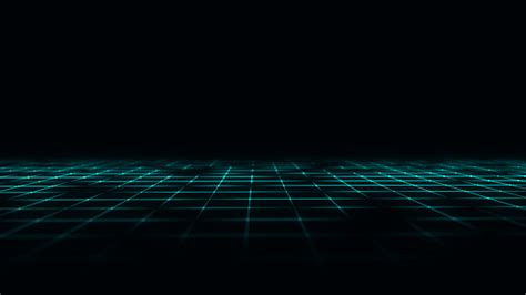 추상 기술 관점 그리드 검은색 배경에 선이 있는 자세한 와이어프레임 풍경 메쉬가 있는 디지털 공간 3d 렌더링 수면에 대한 스톡 사진 및 기타 이미지 Istock