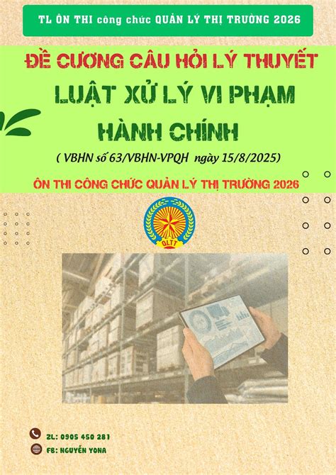 Yona Xulyviphamhanhchinh2025 Onthiquanlythitruong2025
