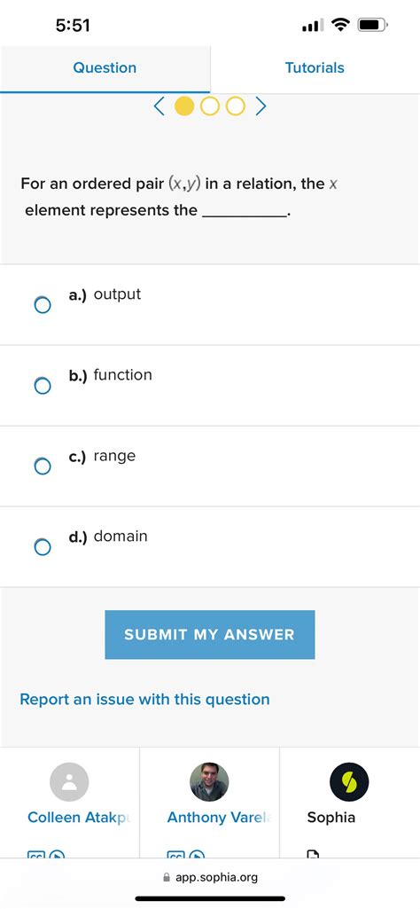Solved 5 51 11ลquestiontutorialsfor An Ordered Pair X Y