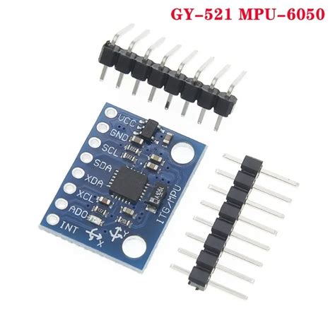 Mpu 6050 Gy 521 Module De Capteur Accéléromètre 3 Axes Gyroscope