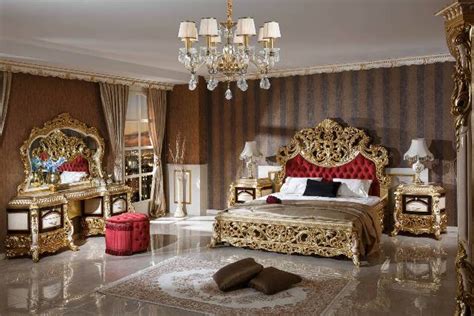 Купити класичну різьблену спальню Різна спальня Ася Alig в стилі бароко