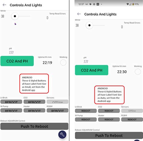 Android And IOS Widget Labels Render Differently Issues And Errors Blynk Community