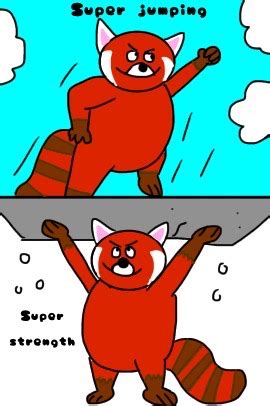 Red Panda Powers By Tanasweet123 On Deviantart