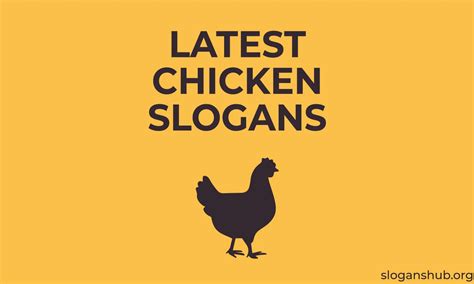 300 Latest Chicken Slogans And Funny Chicken Slogans