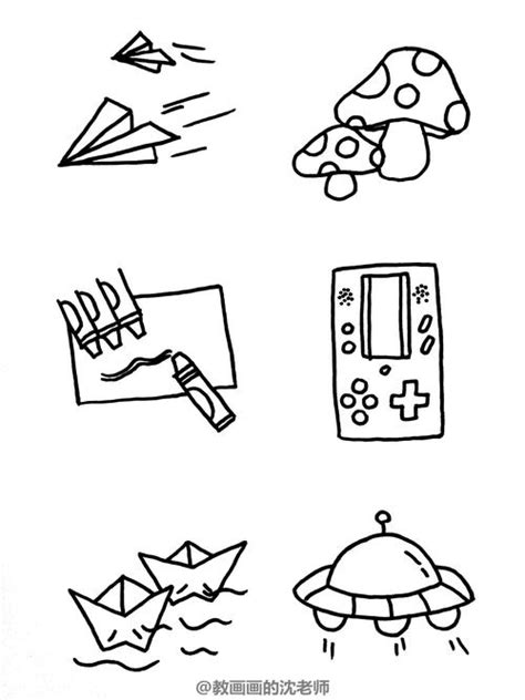 告别童年简笔画 简笔画图片大全 普车都