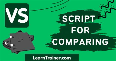 Script For Comparing