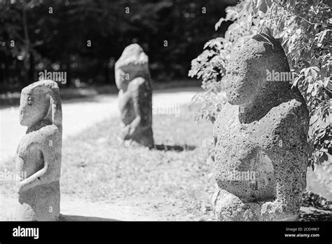 Scythian Woman Ancient Stone Statue Of A Scythian Warrior Black And