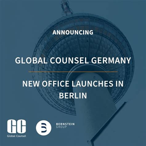 Global Counsel On Linkedin 📣 Global Counsel Germany Launches In Berlin