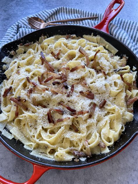 Tagliatelle Carbonara Vessys Gourmet Kitchen