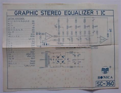 SKEMA Equalizer IC TL 084 Sc 360
