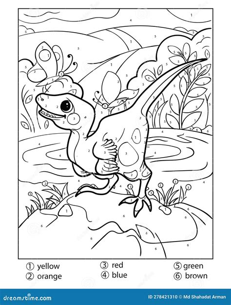 Unicorn Color By Number Coloring Page Design Unicorn Story Tailing