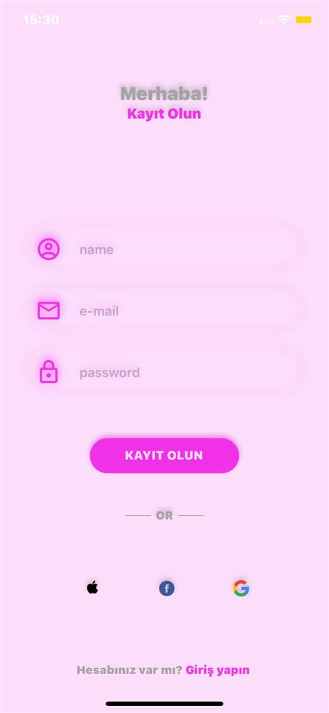 GitHub Ylmgrbzz SignIn And SignUp App With React Native