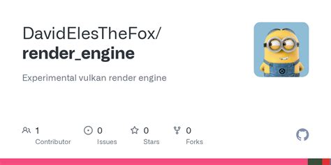 Github Davidelesthefox Render Engine Experimental Vulkan Render Engine