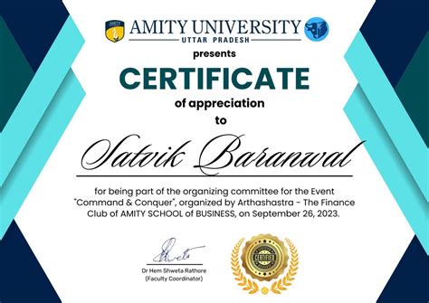 Satvik Baranwal On Linkedin I Had The Privilege Of Being A Member Of