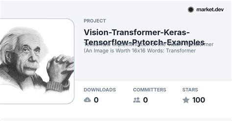 Vision Transformer Keras Tensorflow Pytorch Examples Ecosystem