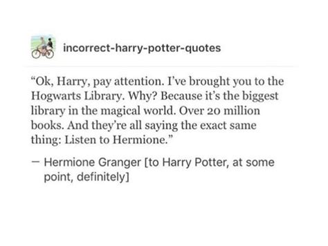 Inspirational Harry Potter Quote By Hermione Granger