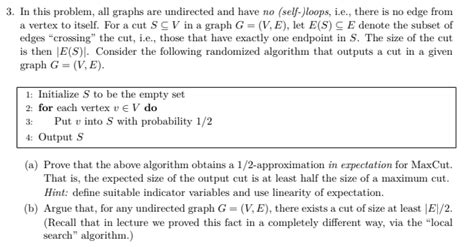 Solved 3 In This Problem All Graphs Are Undirected And